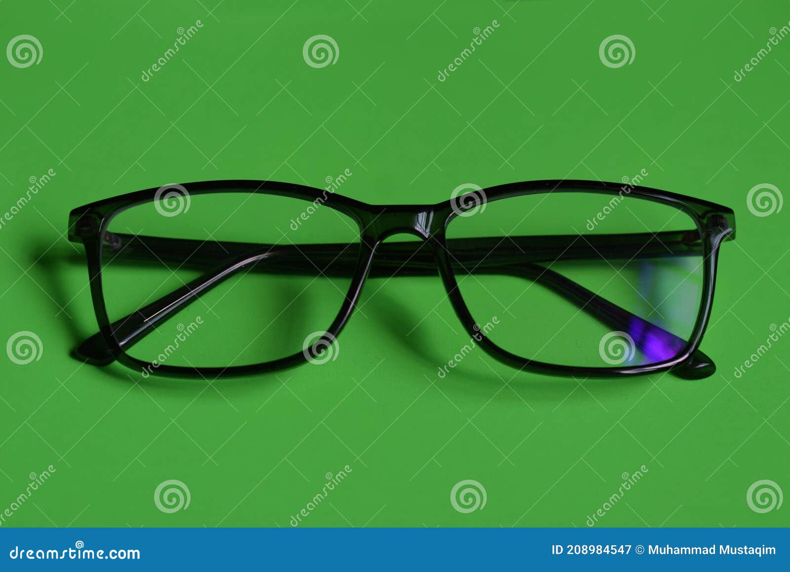 Black Spectacle with Green Background Stock Image - Image of font, cool ...