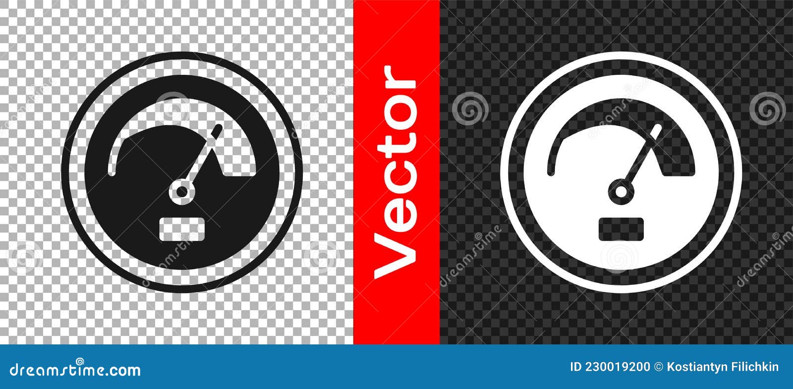 Speedometer Transparent Icon. Speedometer Symbol Design From Arc ...