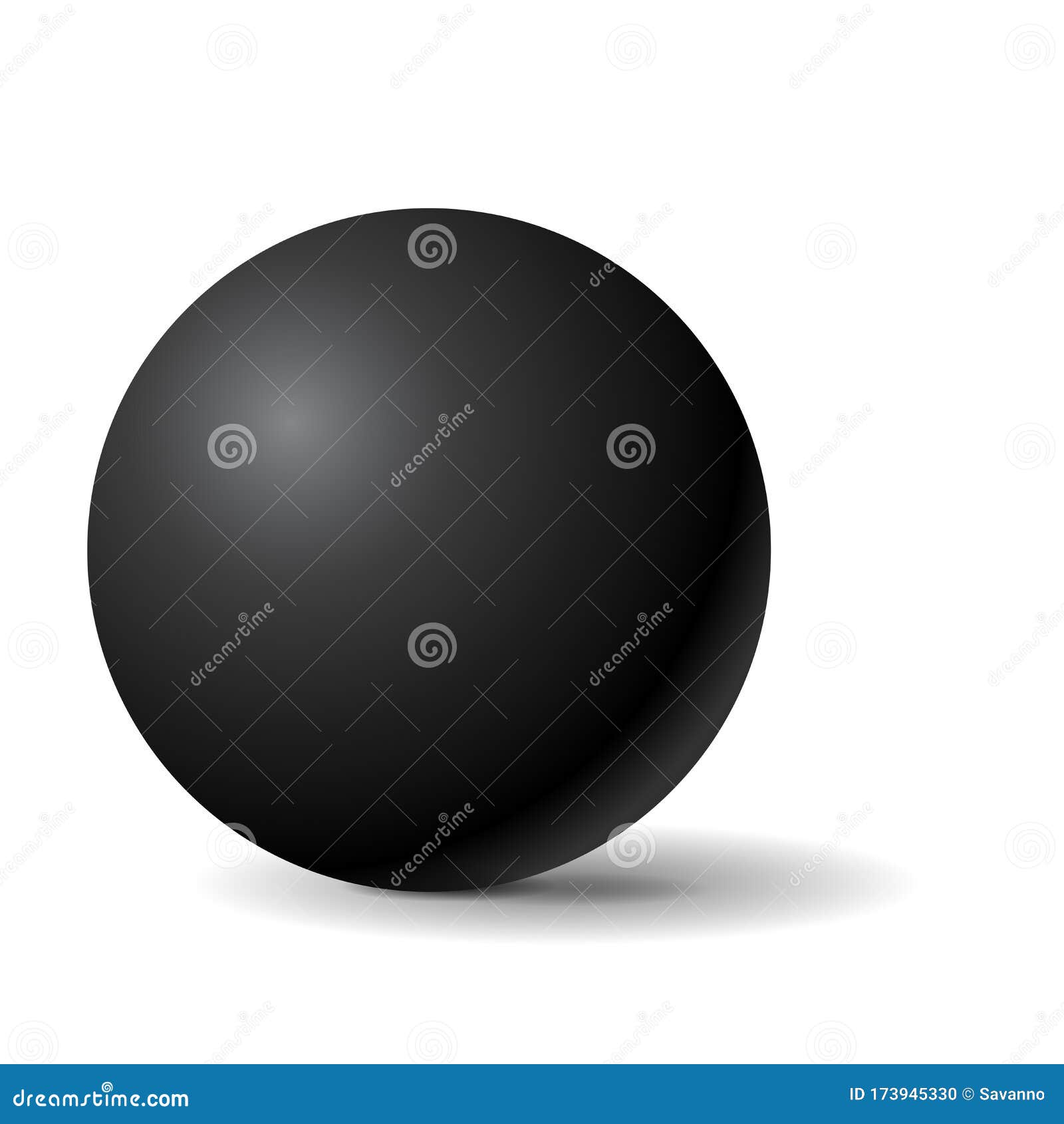Black Sphere. 3d Geometric Shape Stock Vector - Illustration of graphic ...