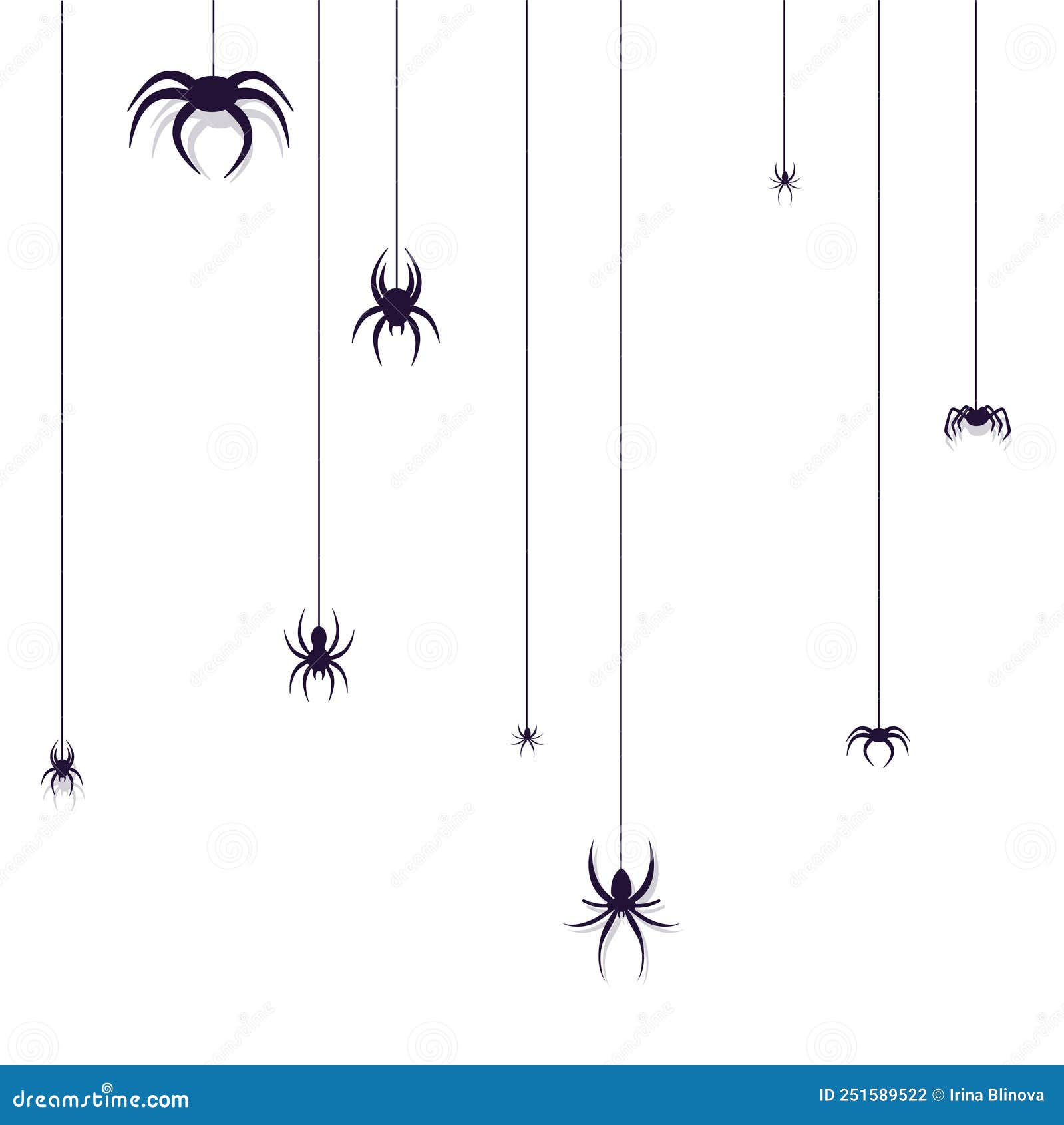 Spider Web Patterns Doodle Set Vector Illustration | CartoonDealer.com ...