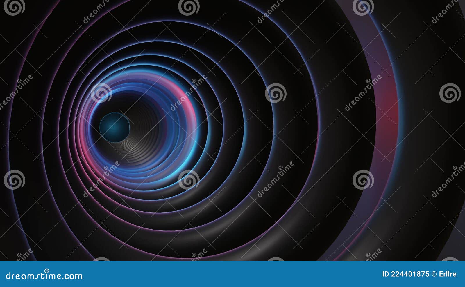 Black Spiral in Infinite Rotation Stock Video - Video of design, bright ...