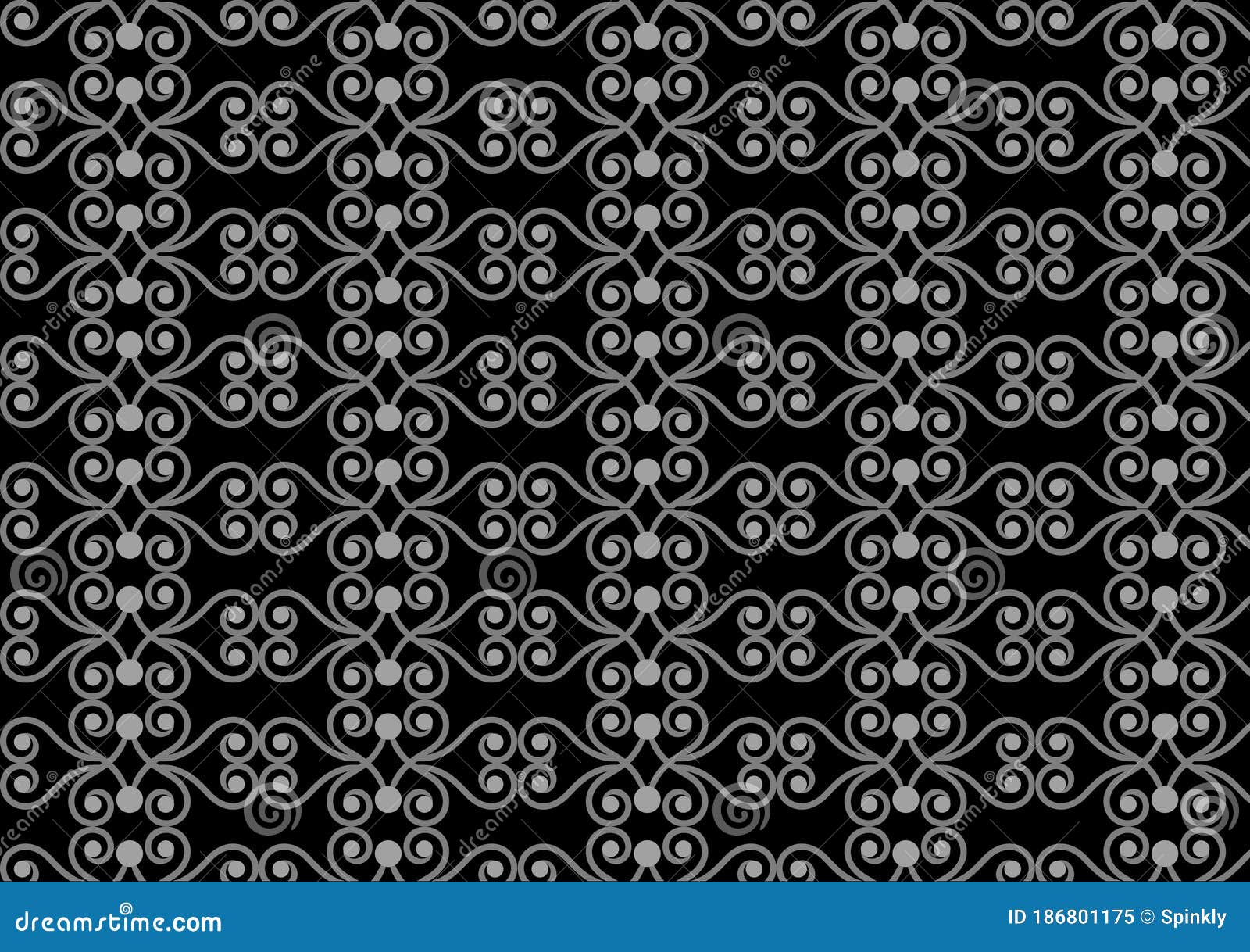 Black Spiral Pattern Wallpaper for Use with Design Layouts Stock ...