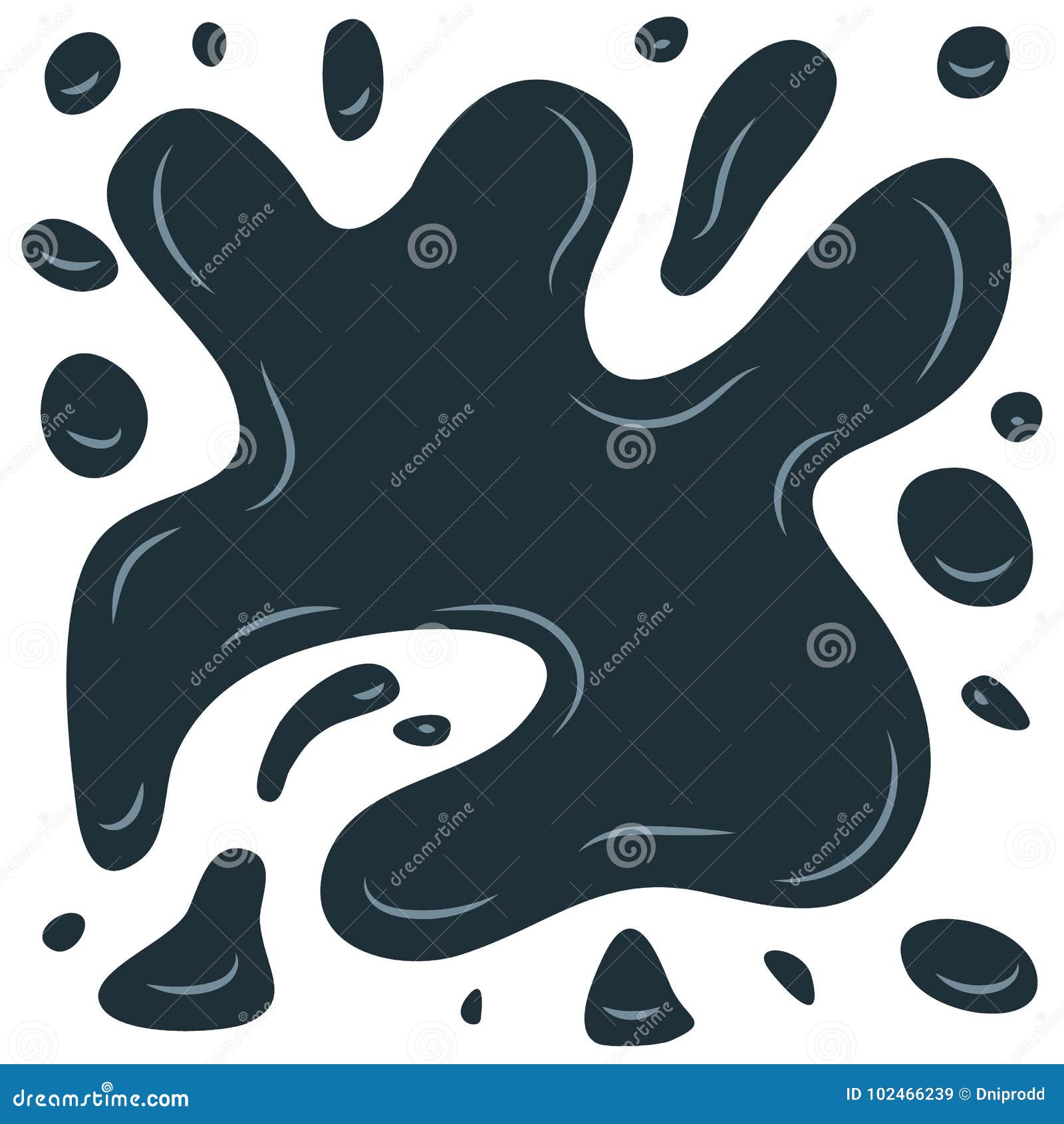 Water Splash Vector Black And White