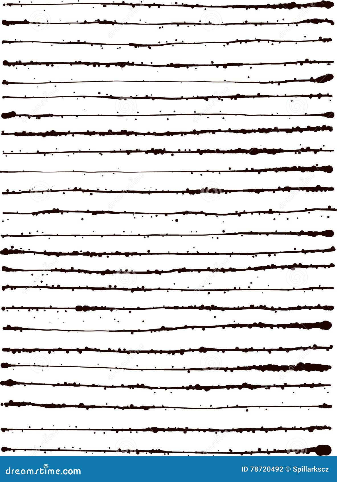 Black Splatter Grunge Lines Background on White Stock Vector ...