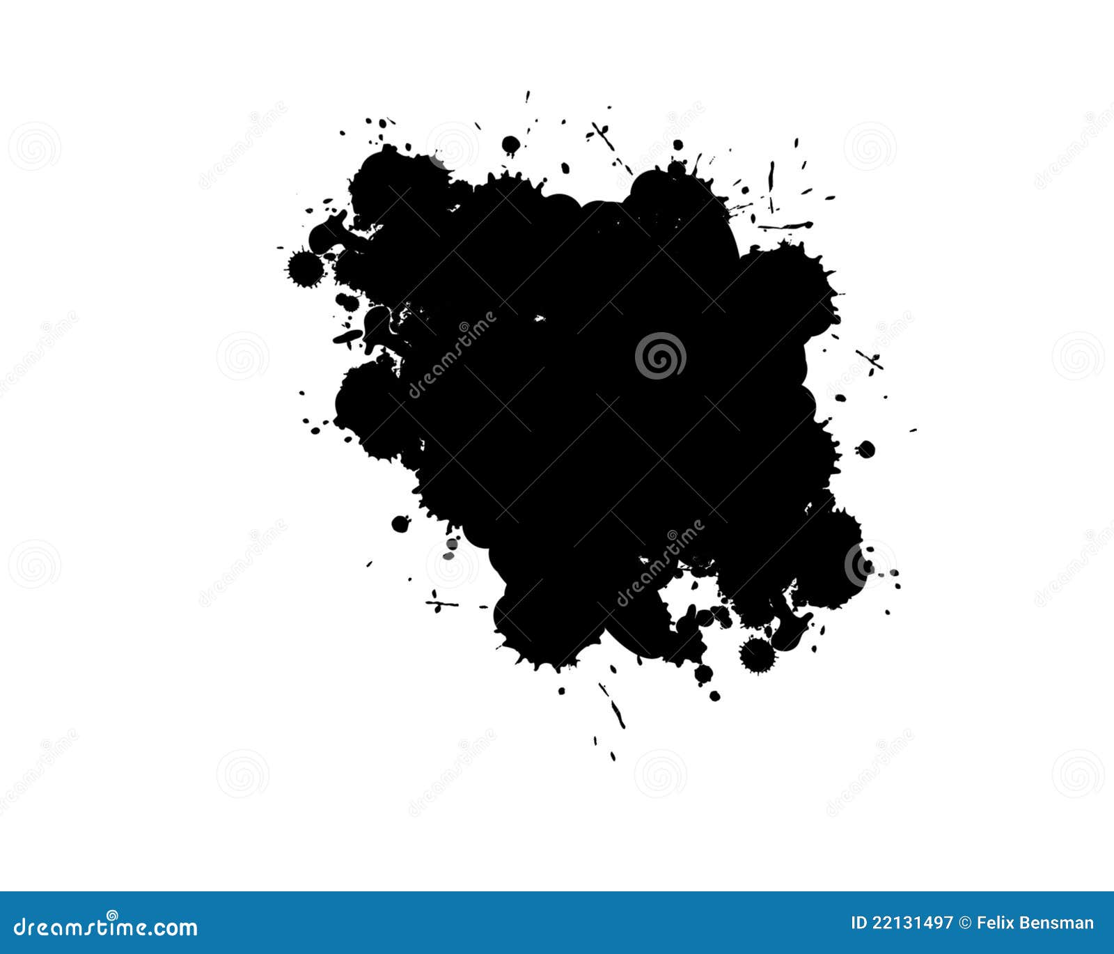 Black spot stock illustration. Illustration of graphic - 22131497