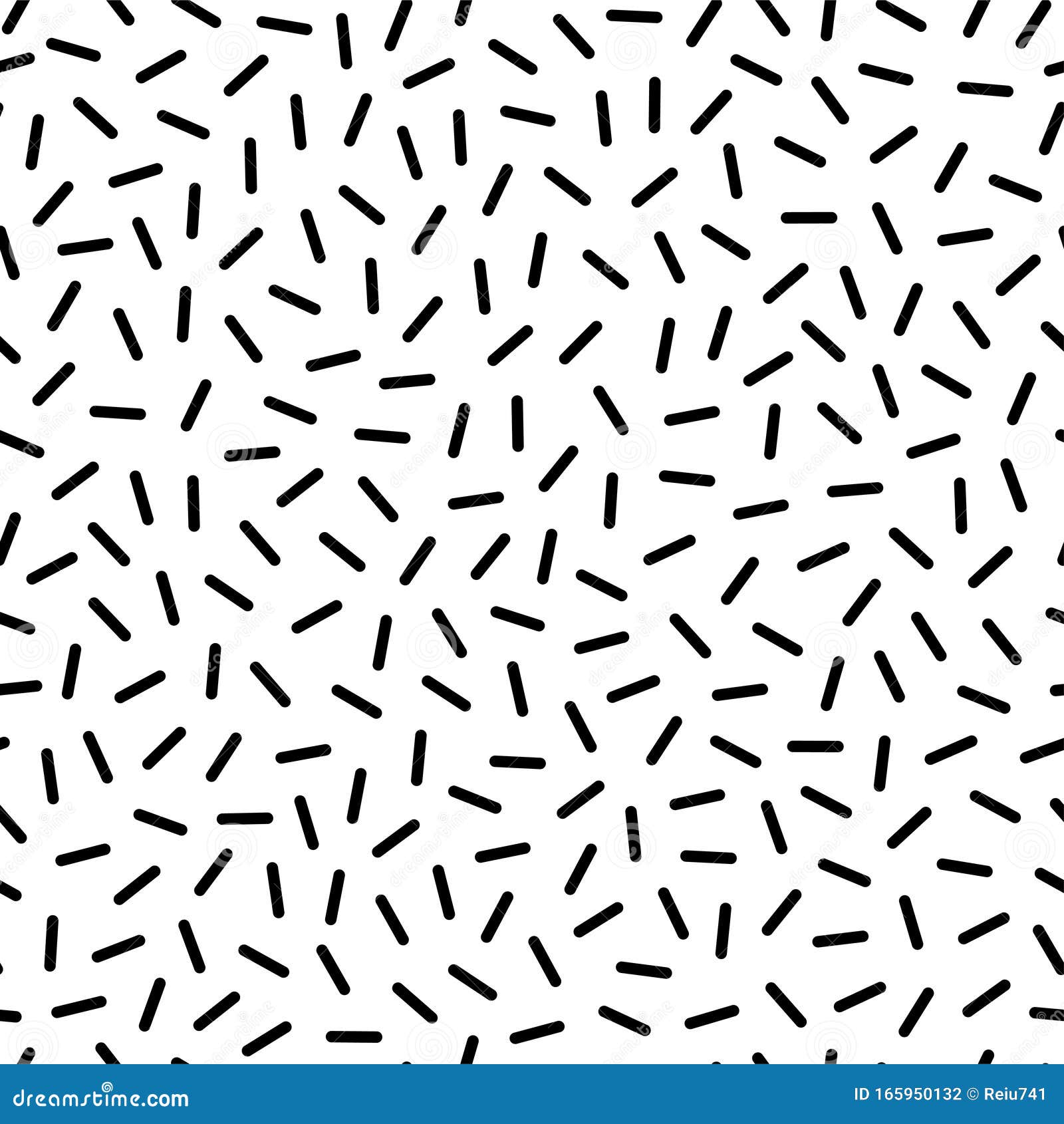 Black Sprinkle Seamless Pattern Stock Vector - Illustration of bakery ...