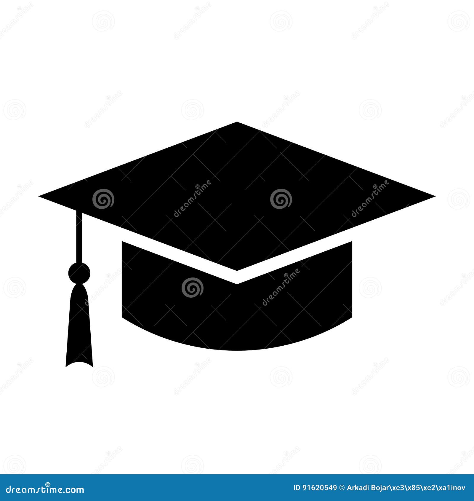 Square Academic Cap Vector Illustration | CartoonDealer.com #27281712