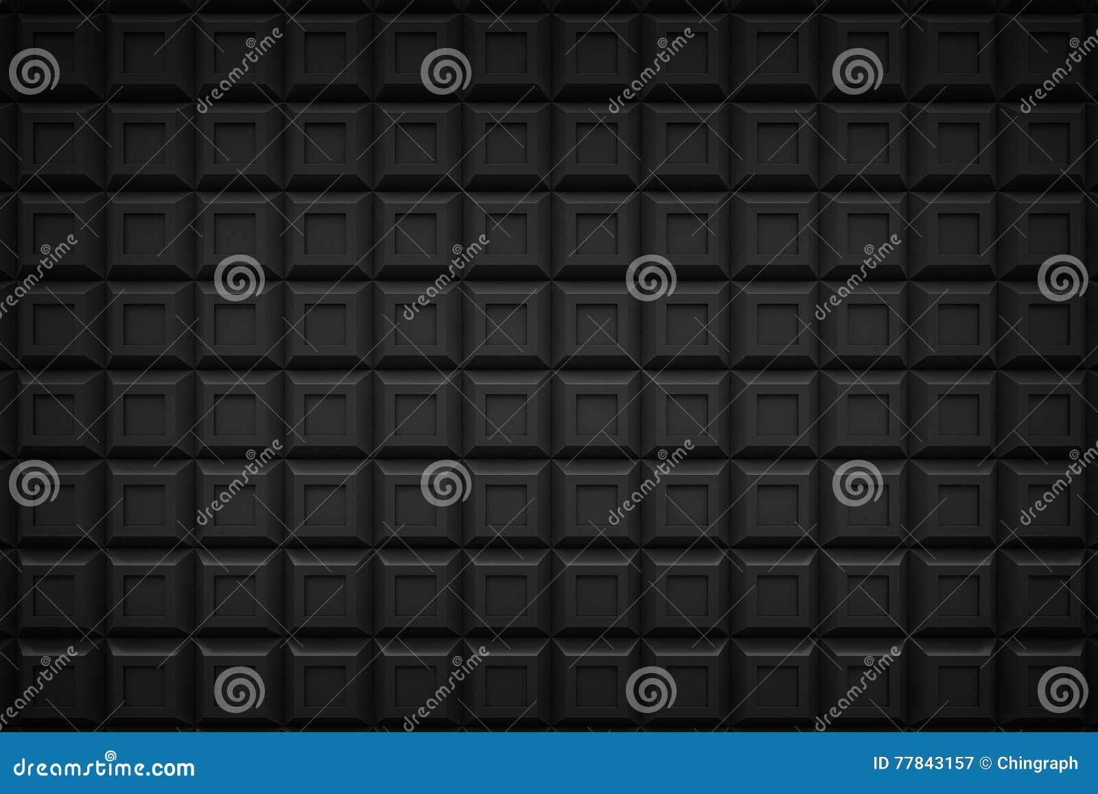 Black Square Box Modern Technology Black Abstract 3d Backgroun Stock ...