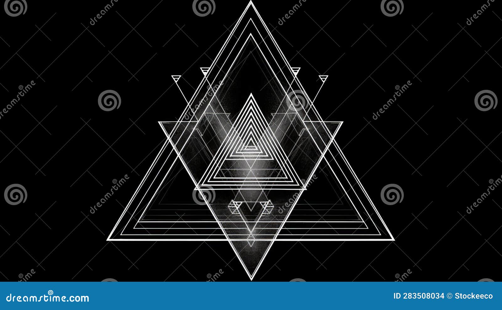 Triangle Fractal Tattoo