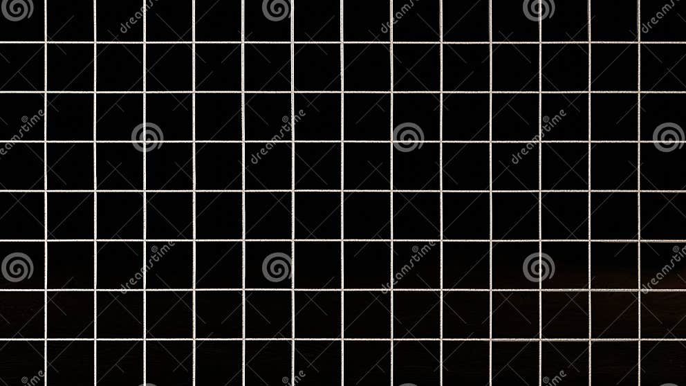 Black Square Grid with Silver Lines - Modern Tile Design Stock Photo ...