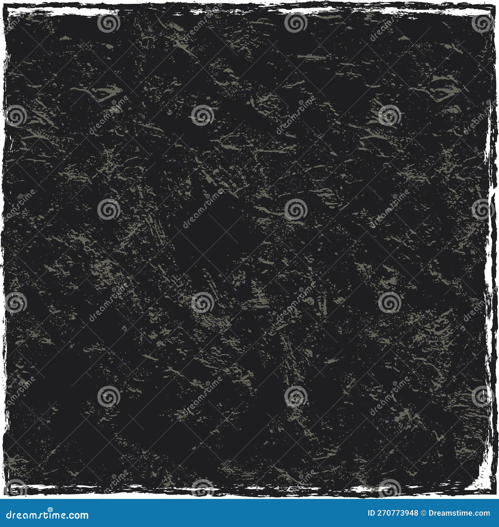Black Square with Grunge Texture Stock Photo - Illustration of texture ...