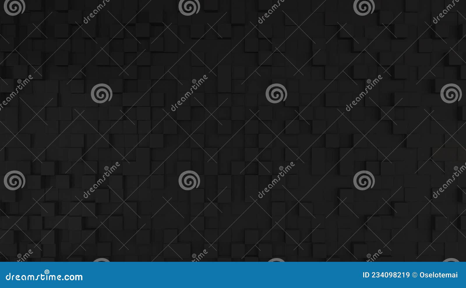 Black Square Pattern Background, Black Panel Wall Stock Illustration ...