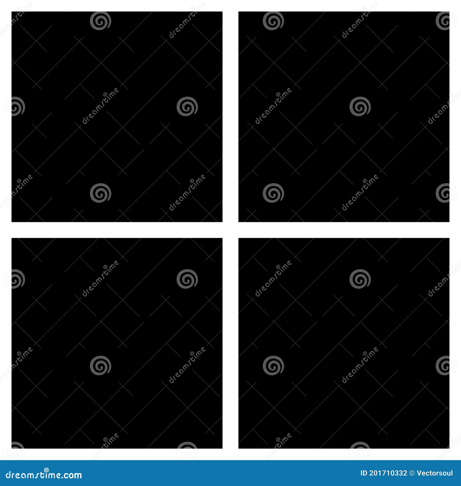 Black Squares Vector Illustration. Squares Design Element, Square ...