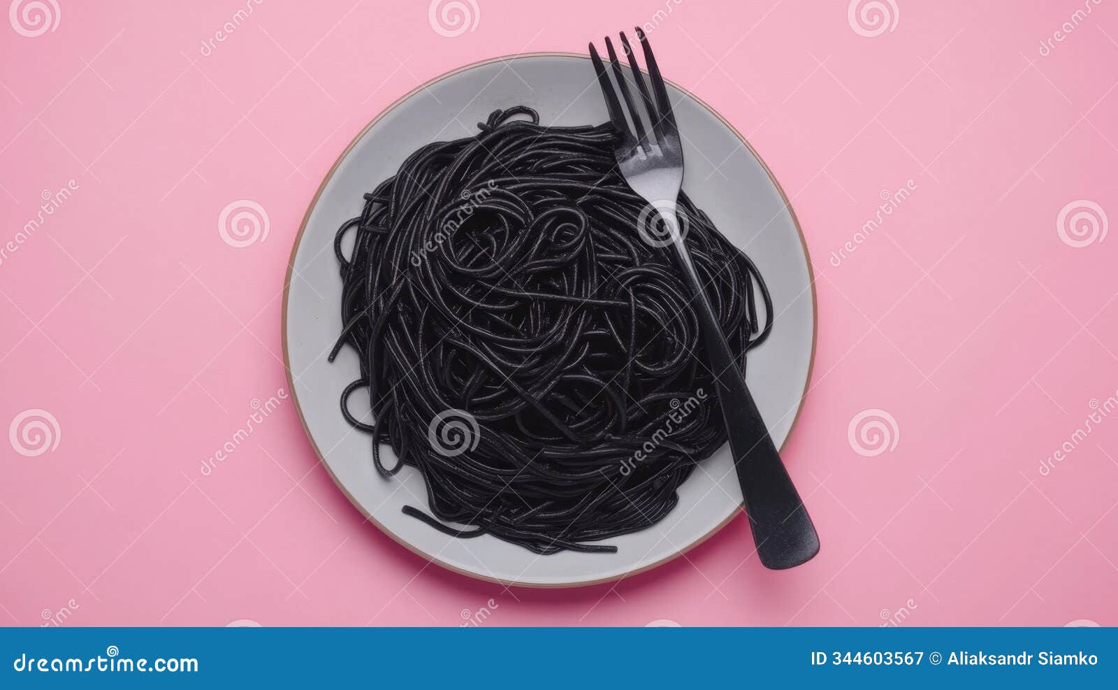 Fork With Squid , Hand Draw Sketch Vector. | CartoonDealer.com #100456748