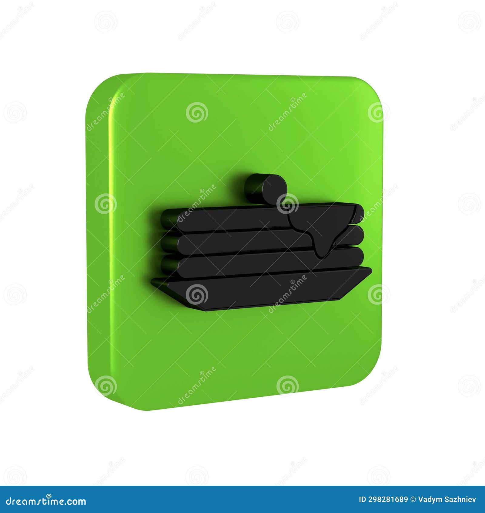 Black Stack Of Paper Icon Vector Logo Stationery Stacked Papers ...