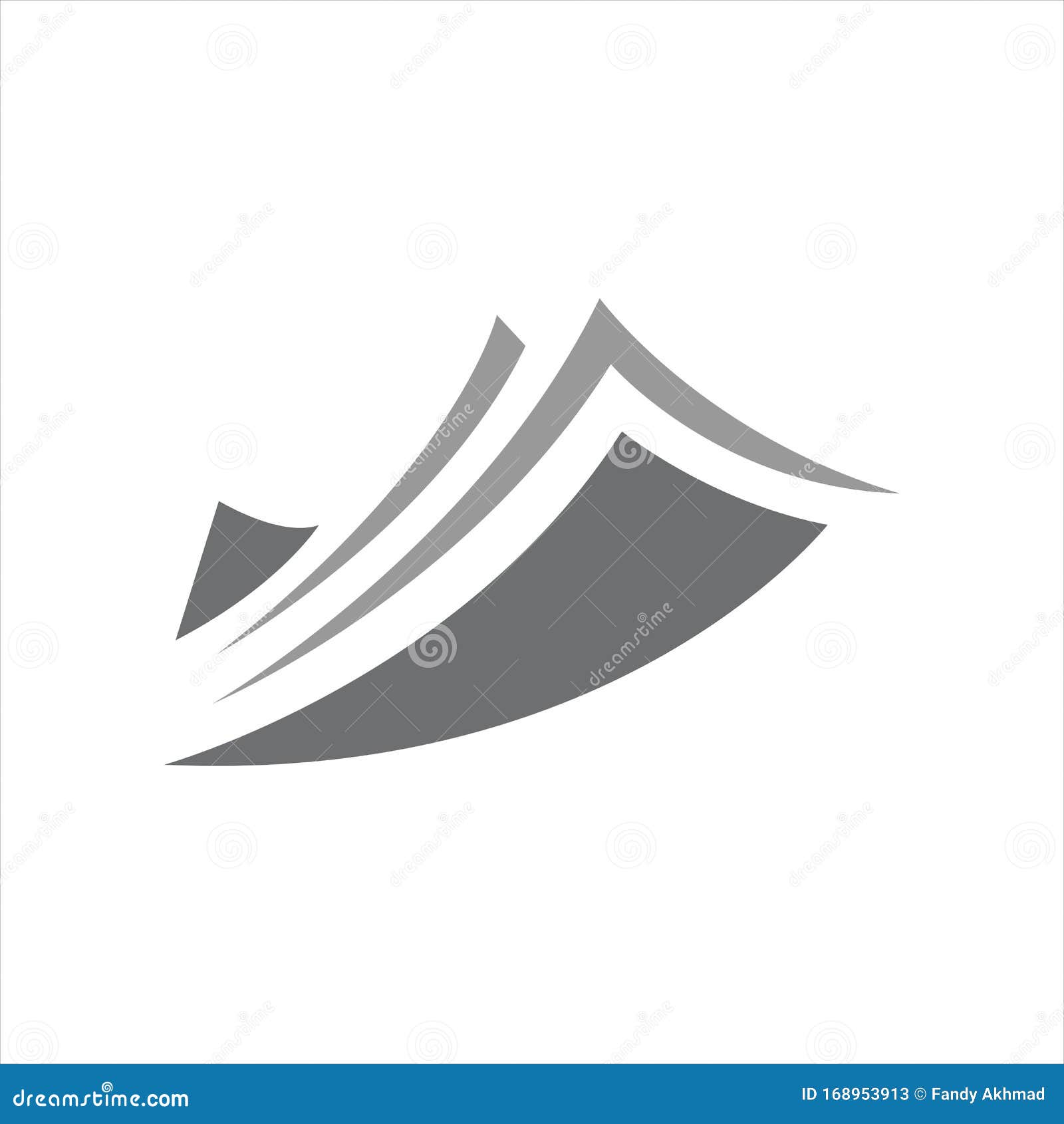 Black Stack of Paper Icon Vector Logo Stationery Stacked Papers ...