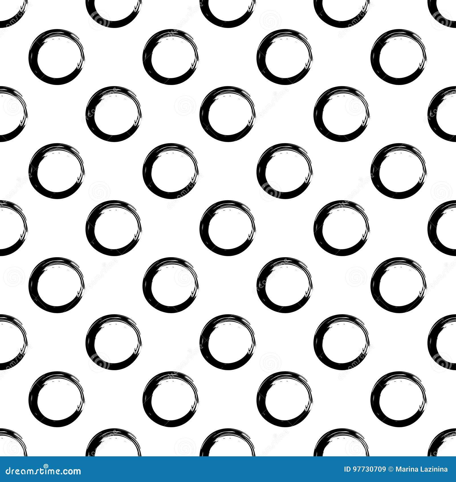 Black Stains Seamless Pattern. on White Background Stock Illustration ...