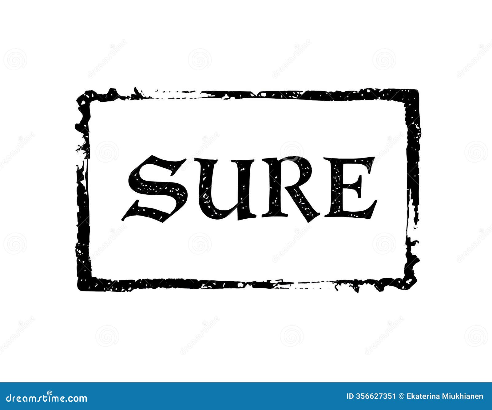 Sure Word On Speech Bubble. Bubble Speech Phrase Cartoon ...