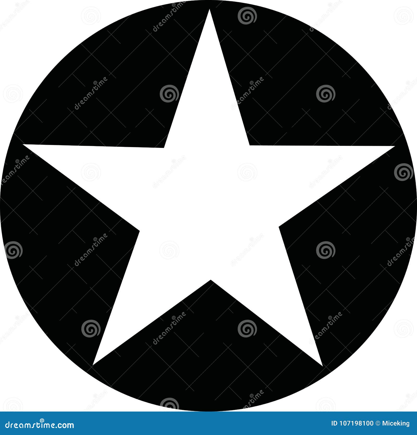Black stamp with star stock vector. Illustration of graphic - 107198100