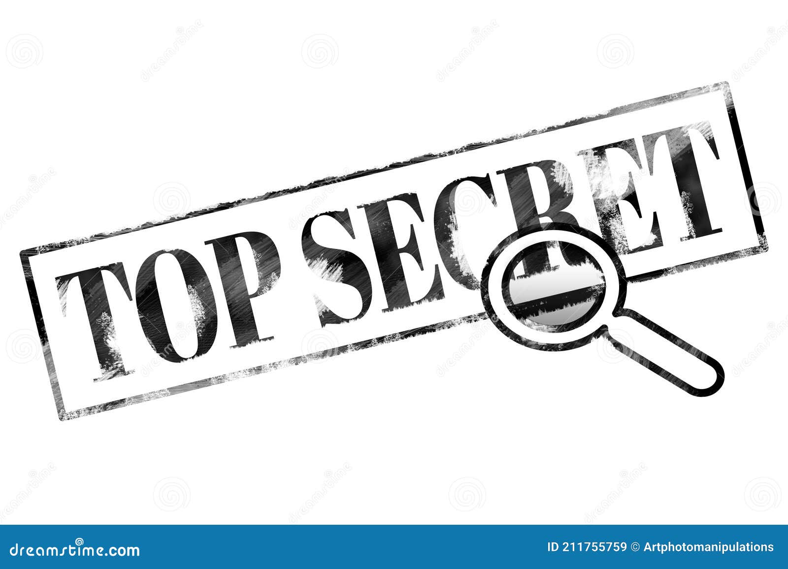 Magnifier Secret Represents Secretly Undisclosed And Secrets Royalty ...