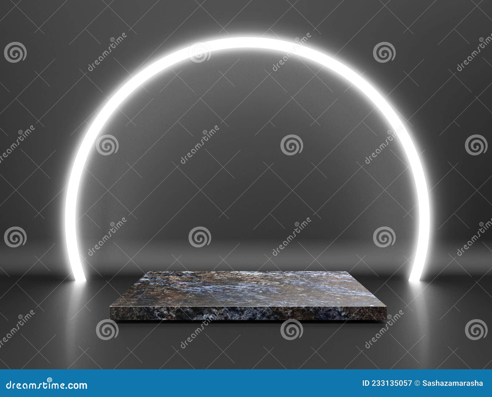 Black Stand Podium on Dark Background. Realistic Dark Platform Stock ...
