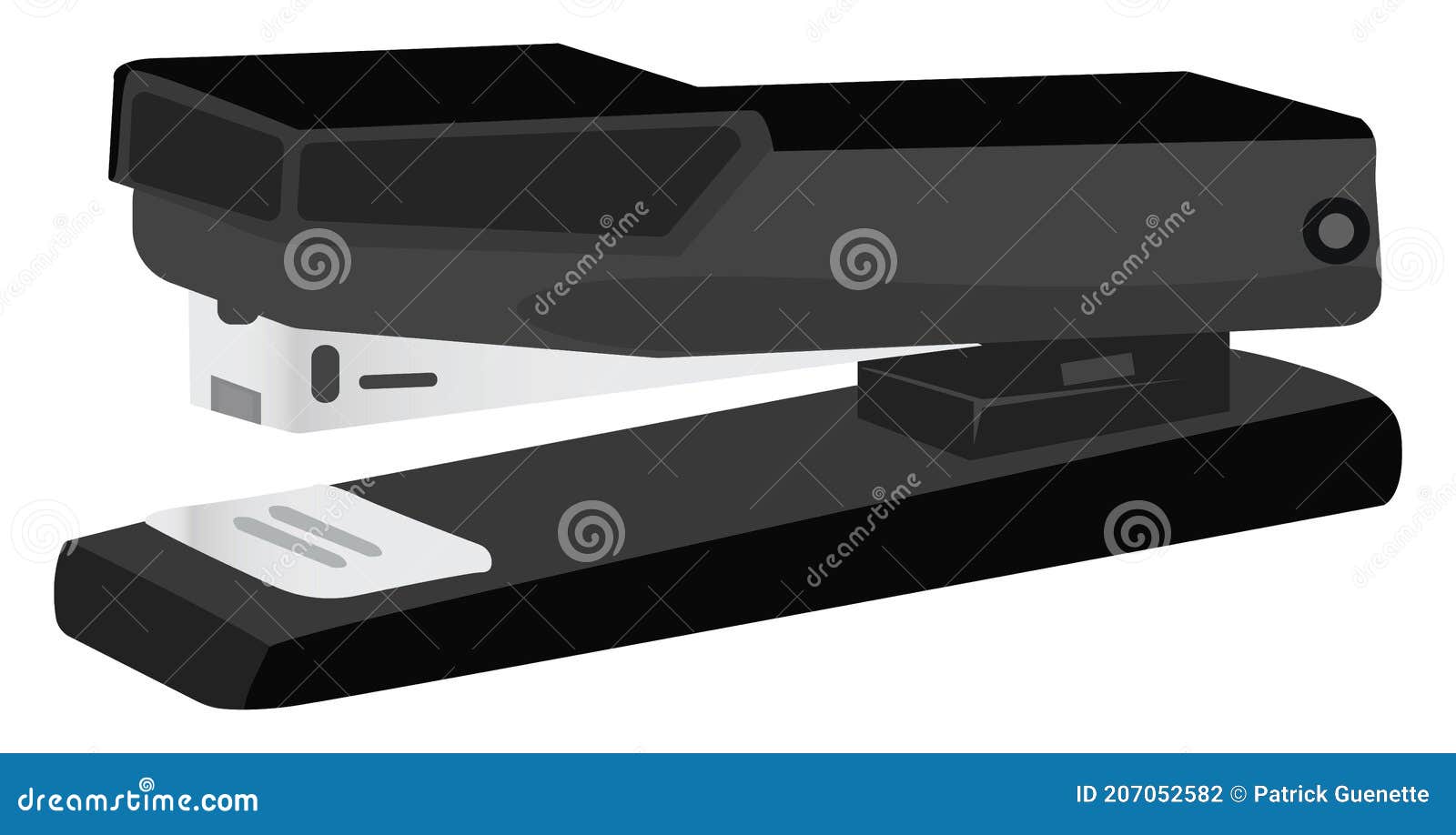 Black Staple, Illustration, Vector Stock Vector - Illustration of ...