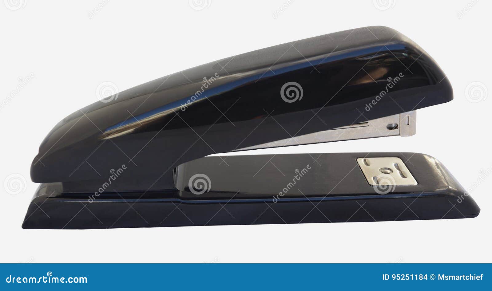 Black Stapler stock photo. Image of stationary, black - 95251184