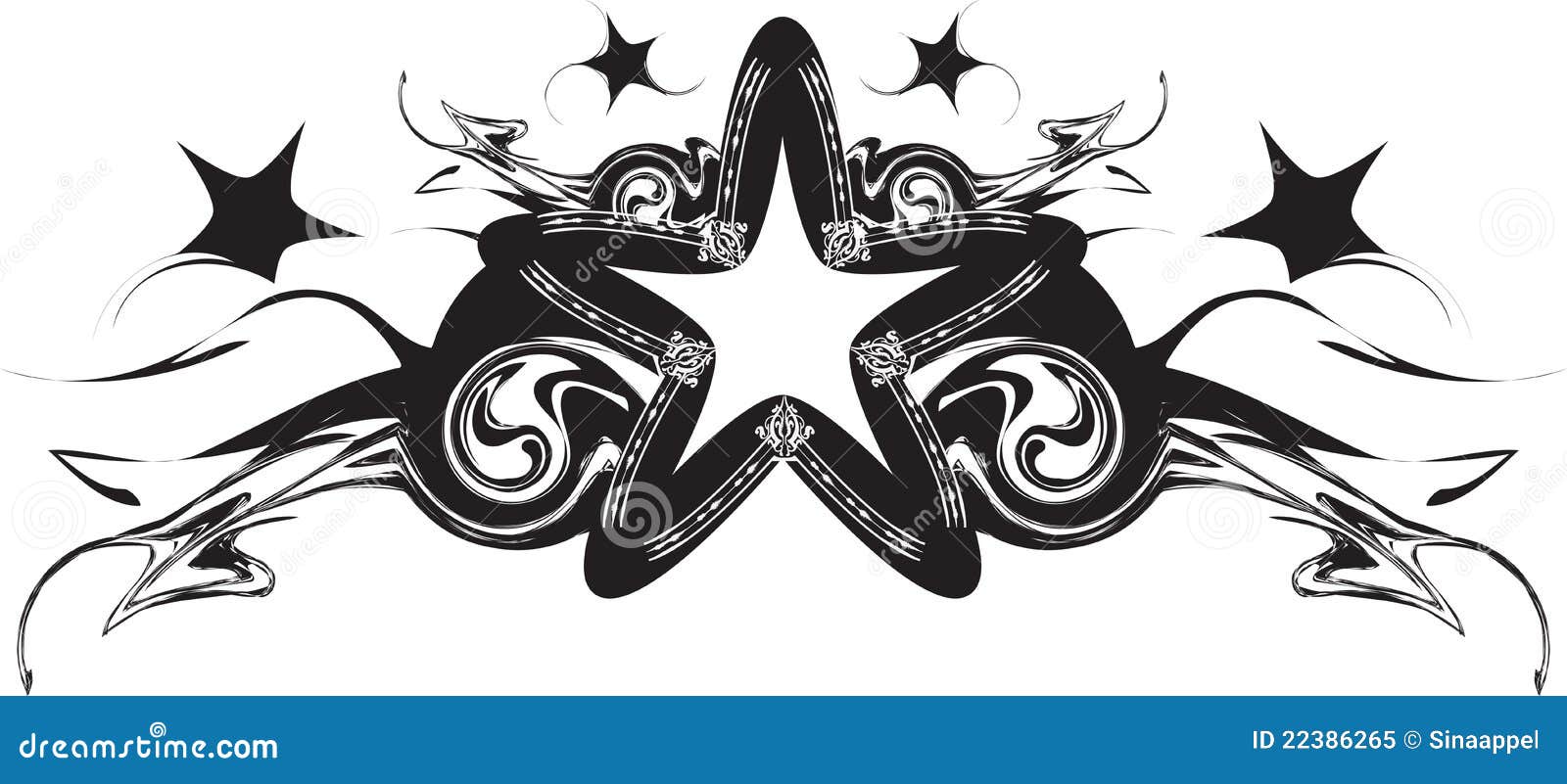 Black Star Abstract Background Stock Vector - Illustration of style ...