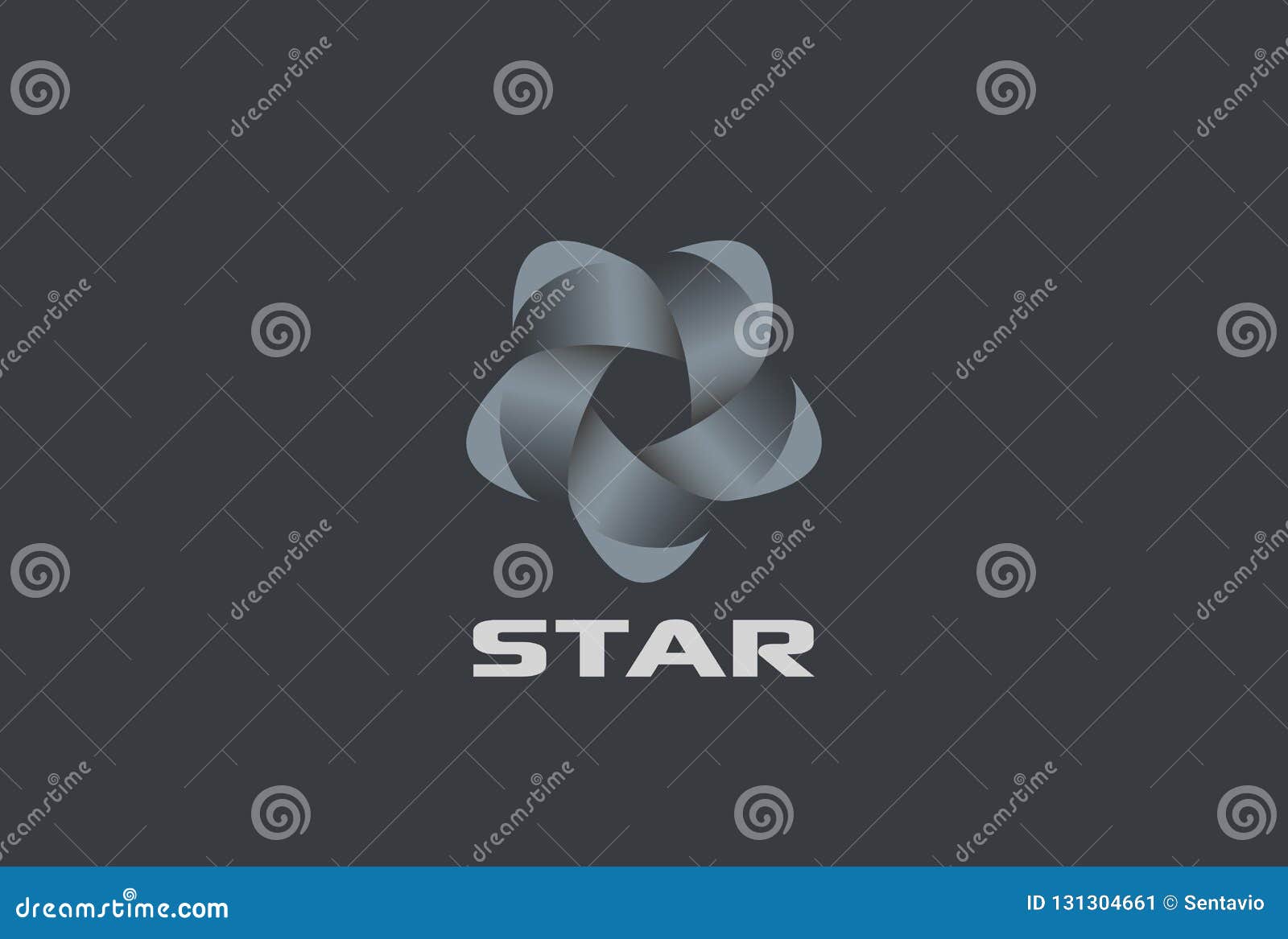 Star Infinity Loop Logo Abstract Design Vector. Te Stock Vector ...