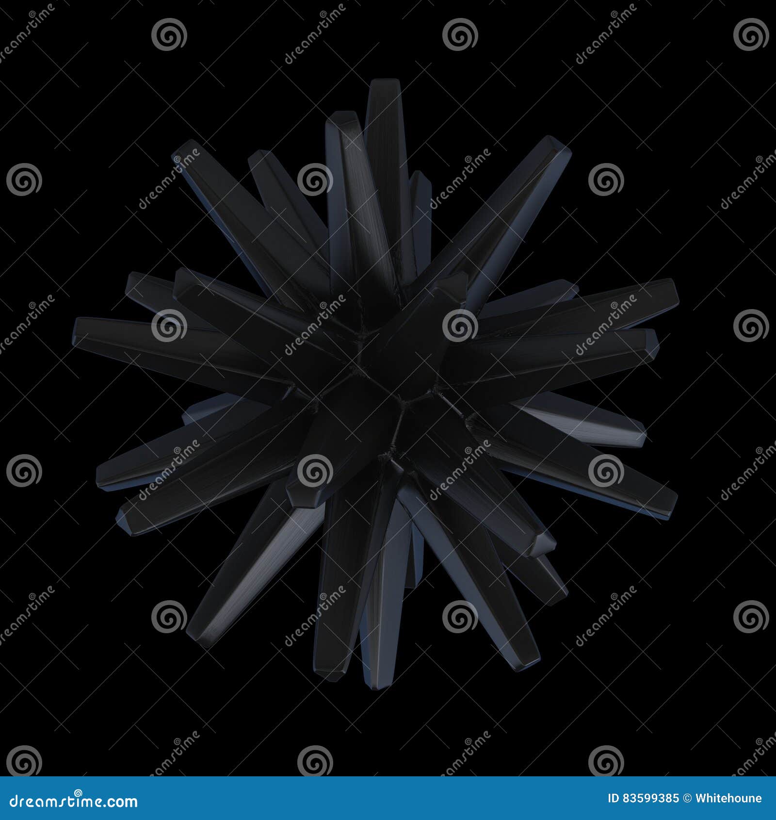 Black star object stock image. Image of object, geometry - 83599385