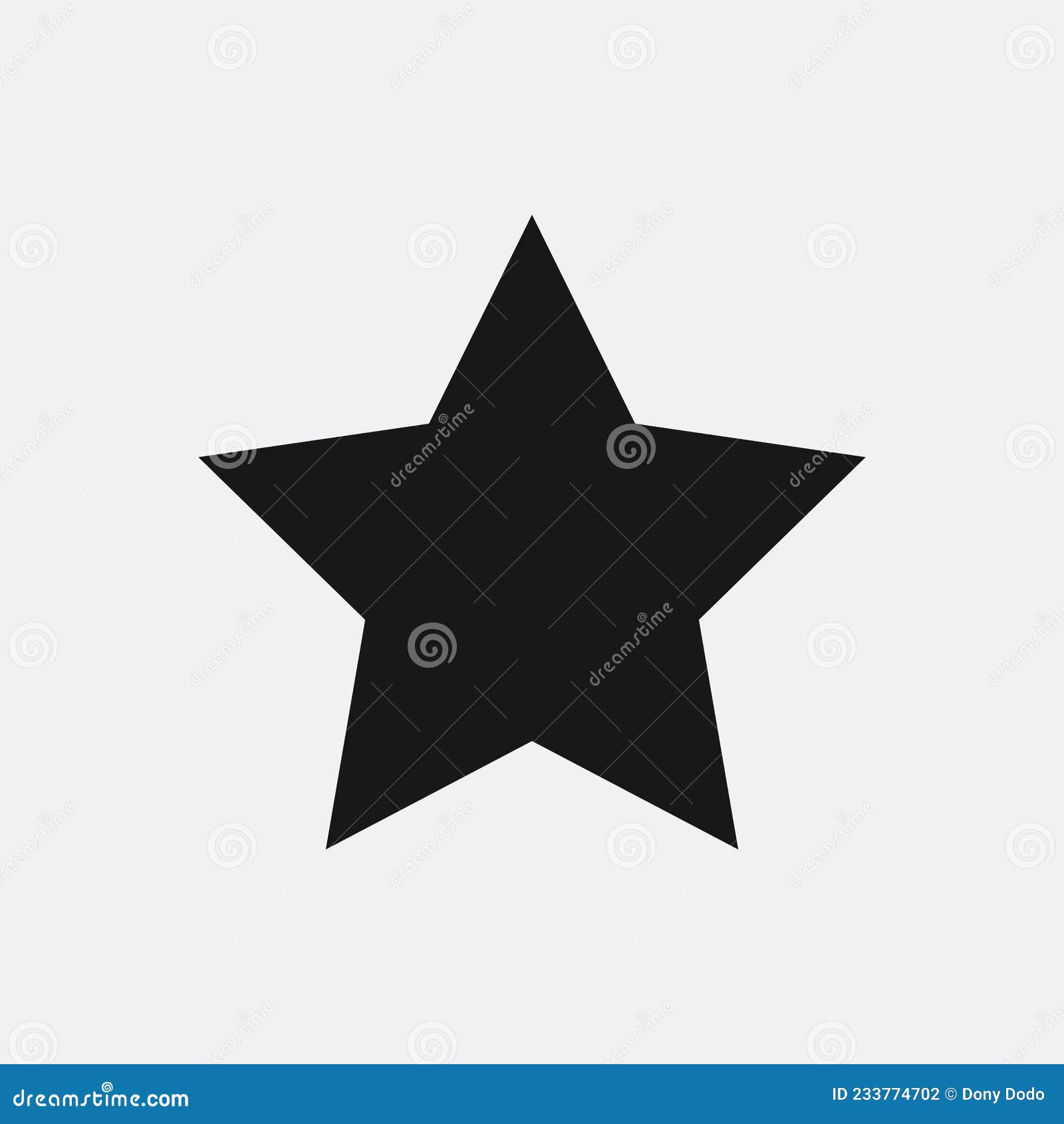 Black Star Outline Icon Vector Design on White Background Stock Vector ...