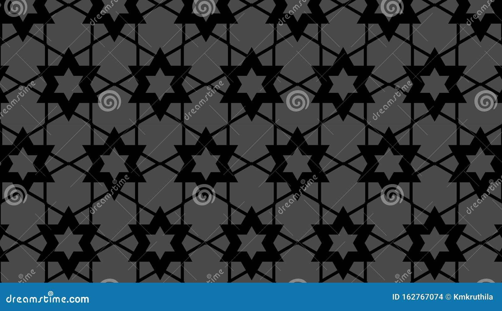 Black Star Pattern Background Vector Image Stock Vector - Illustration ...