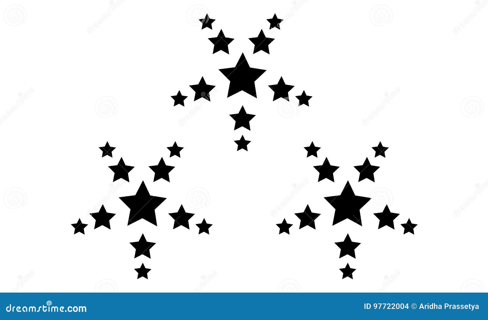 Black Star Style Abstract Background Collection Stock Vector ...