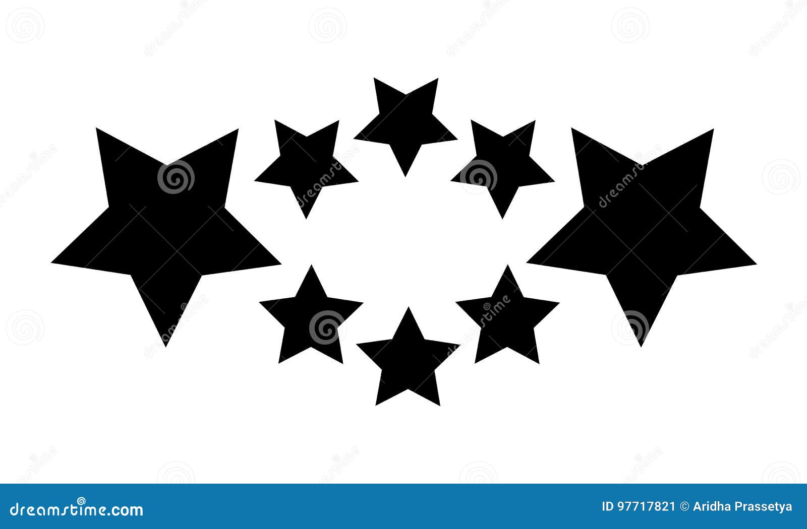Black Star Style Background Vector Illustration Stock Vector ...