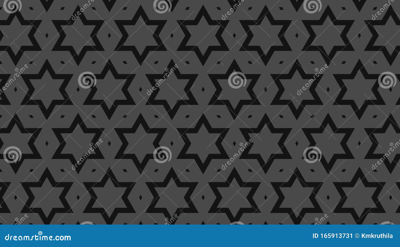 Black Stars Pattern Vector Graphic Stock Vector - Illustration of ...