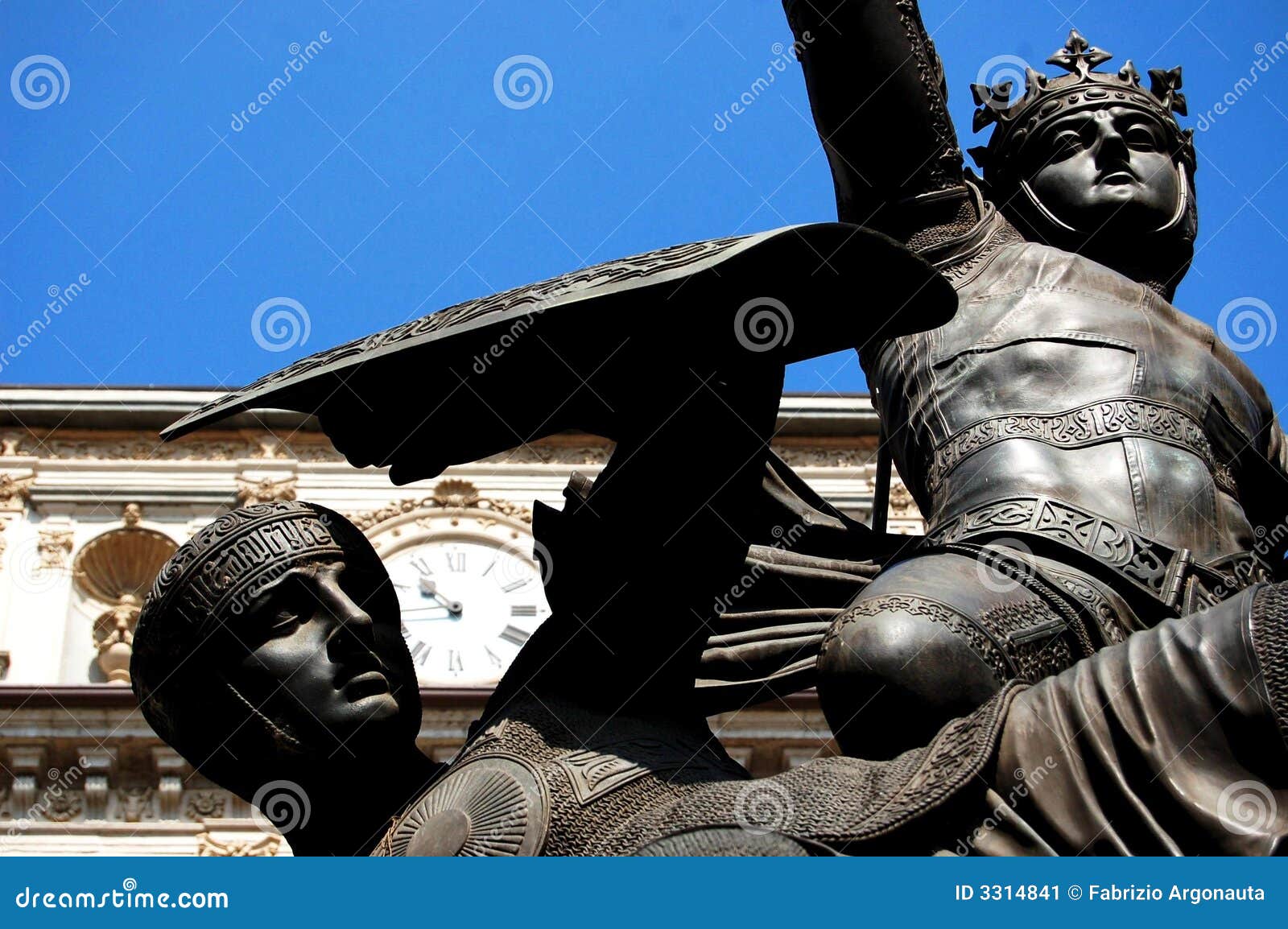 Black statue stock image. Image of detail, king, travel - 3314841