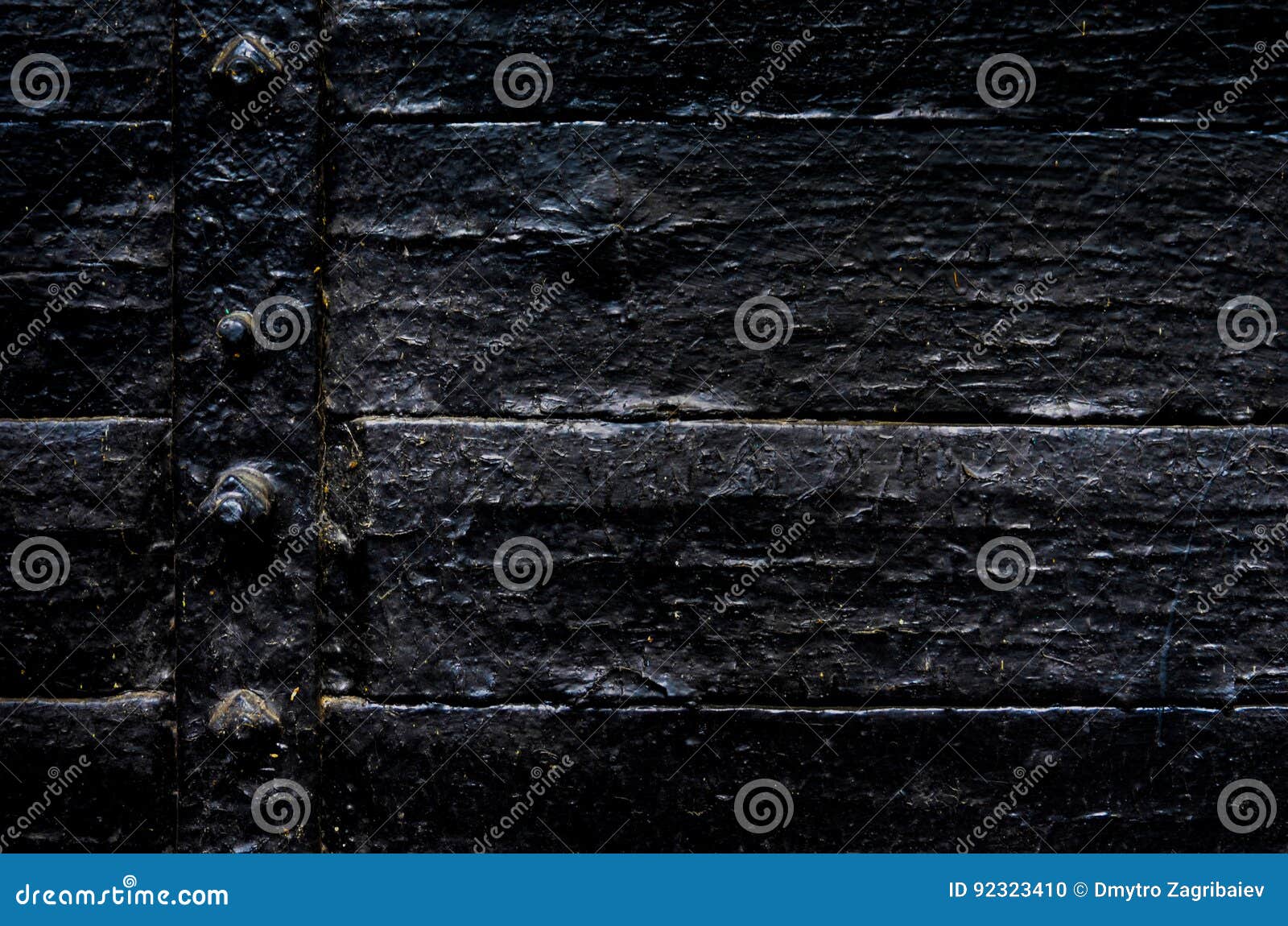 Black Steel Plate with Rivets Stock Photo - Image of detail, metal ...