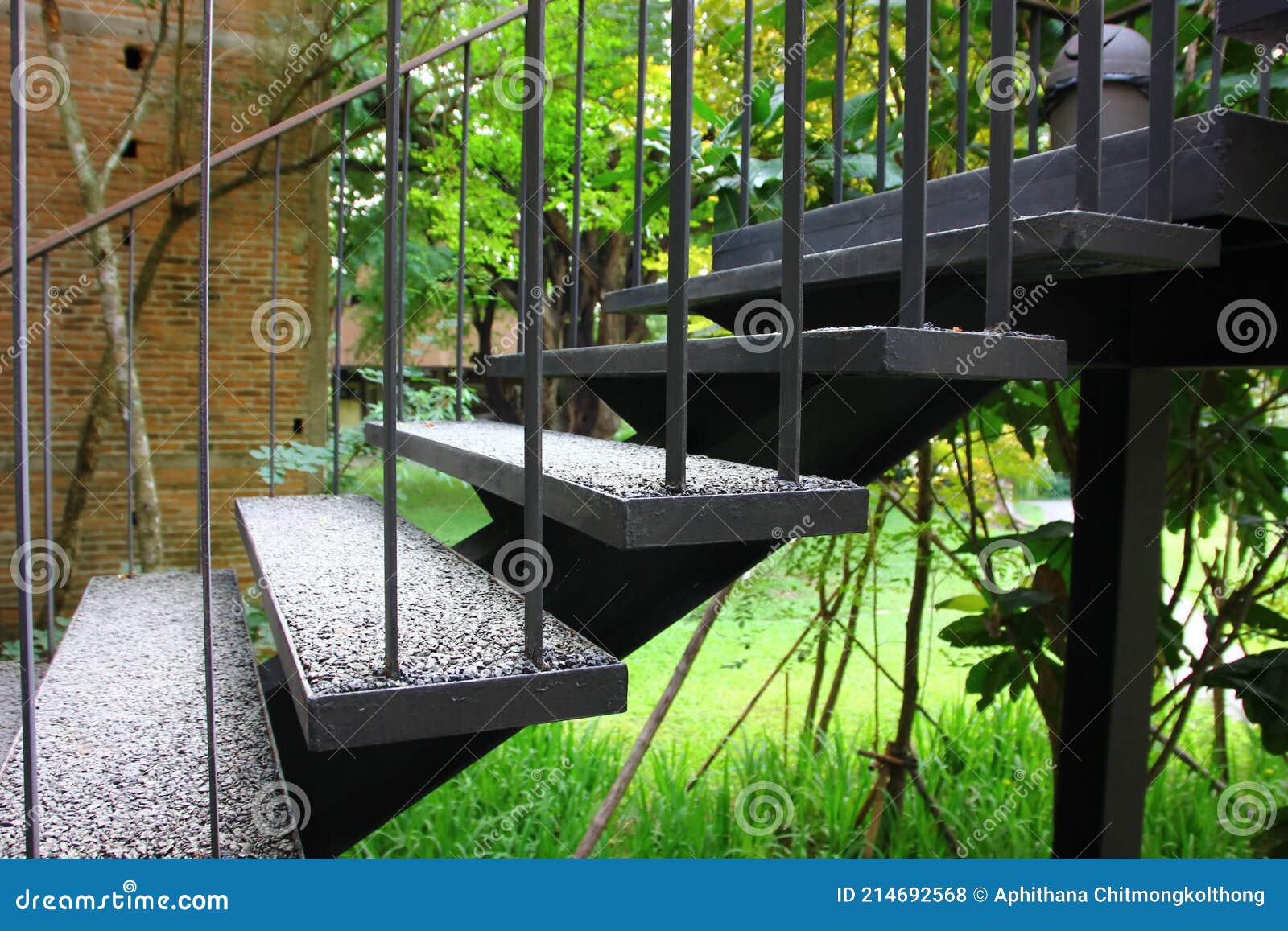 Black Steel Stair Steps with Rough Surface Texture . Abstract Iron ...