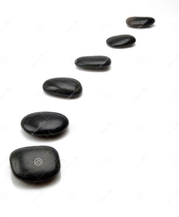 Black stepping stones stock photo. Image of directions - 14516514