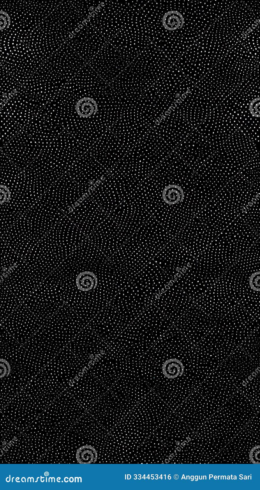 Black Stipple Dots with a Halftone Gradient on an Abstract Dark ...