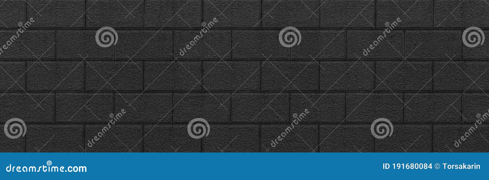 Black Stone Block Wall Seamless Background and Pattern Texture Stock ...