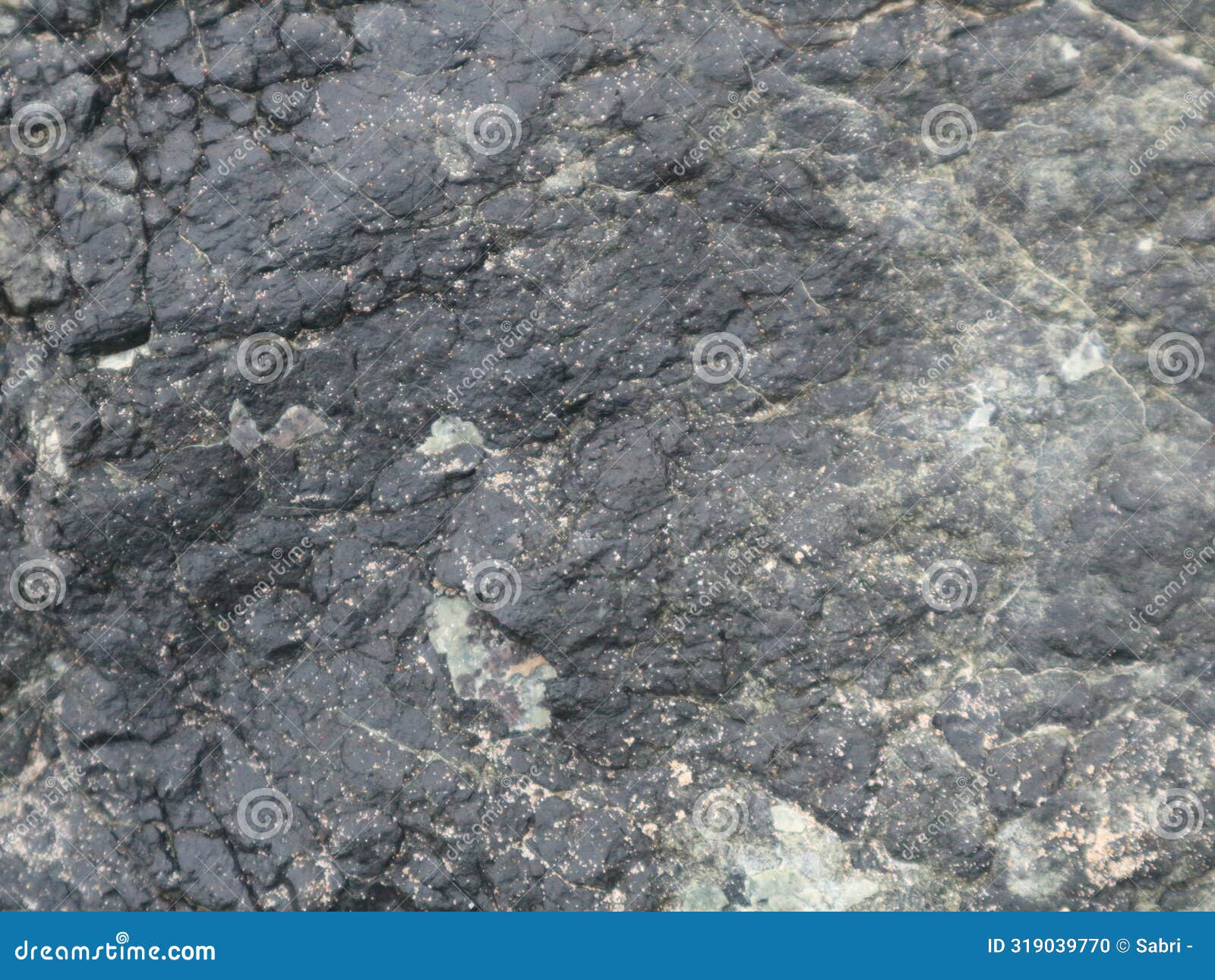 Black Stone, Rough Surface, Cracked. Stock Photo - Image of bedrock ...