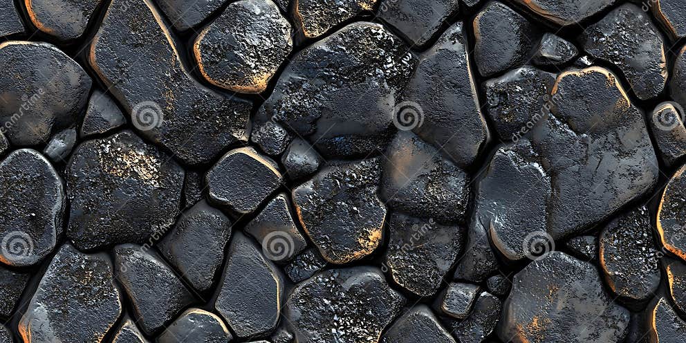 Black Stone Seamless Repeat Pattern for Texture Design Projects Stock ...