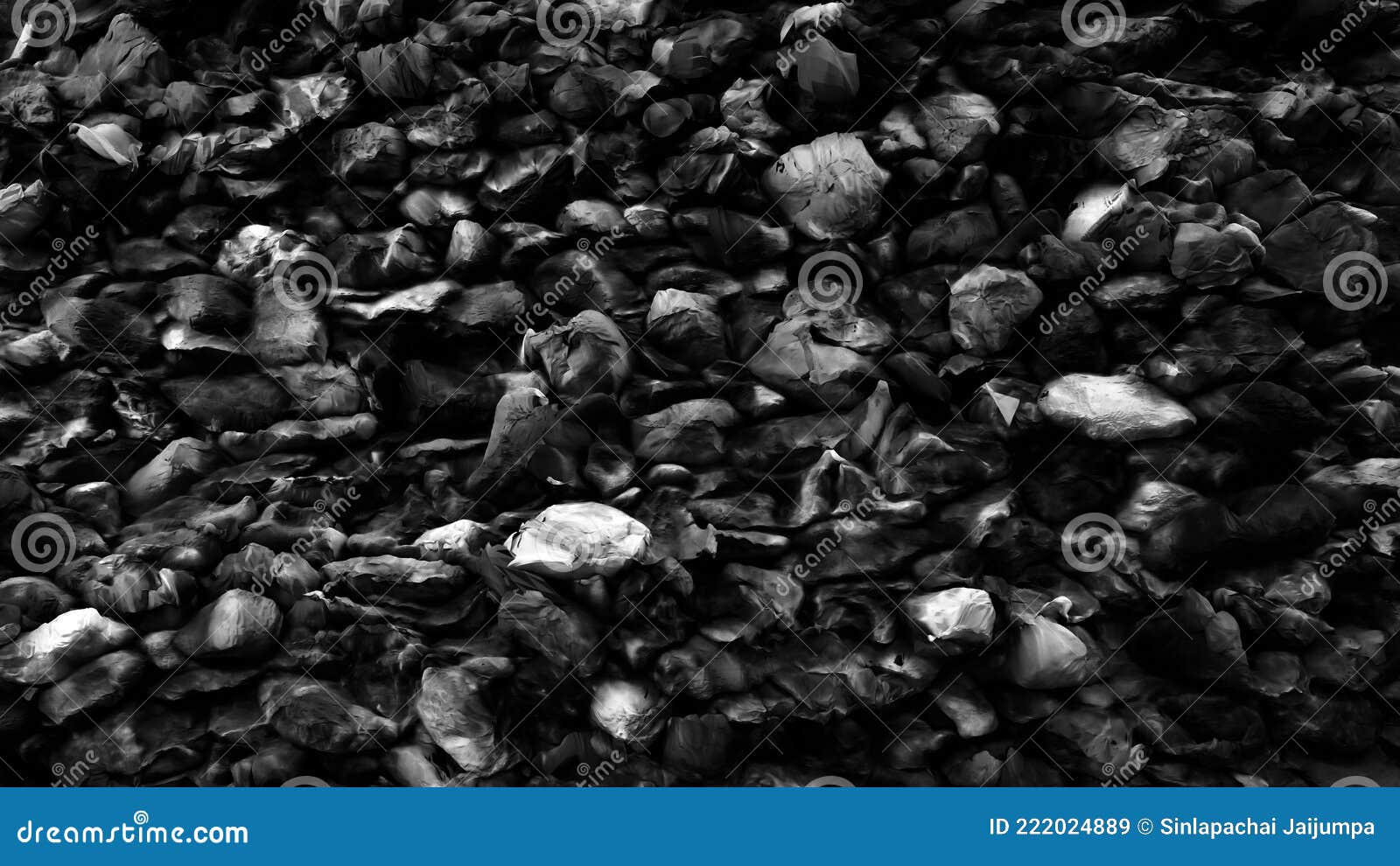 Black Stone Texture. Top View of Rock. Nature Background Stock ...