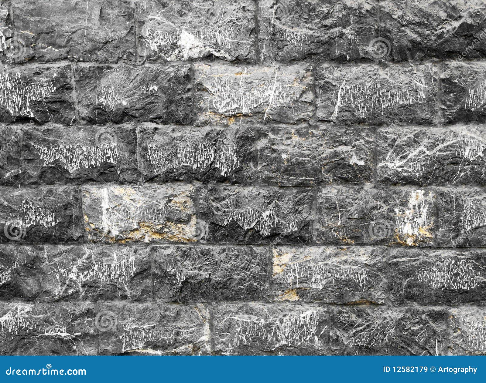 Black stone wall stock image. Image of pattern, background - 12582179