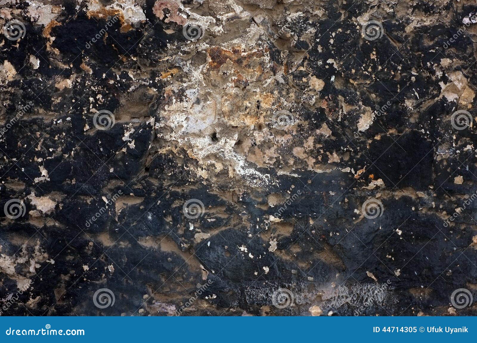 Black stone wall stock image. Image of black, horizontal - 44714305