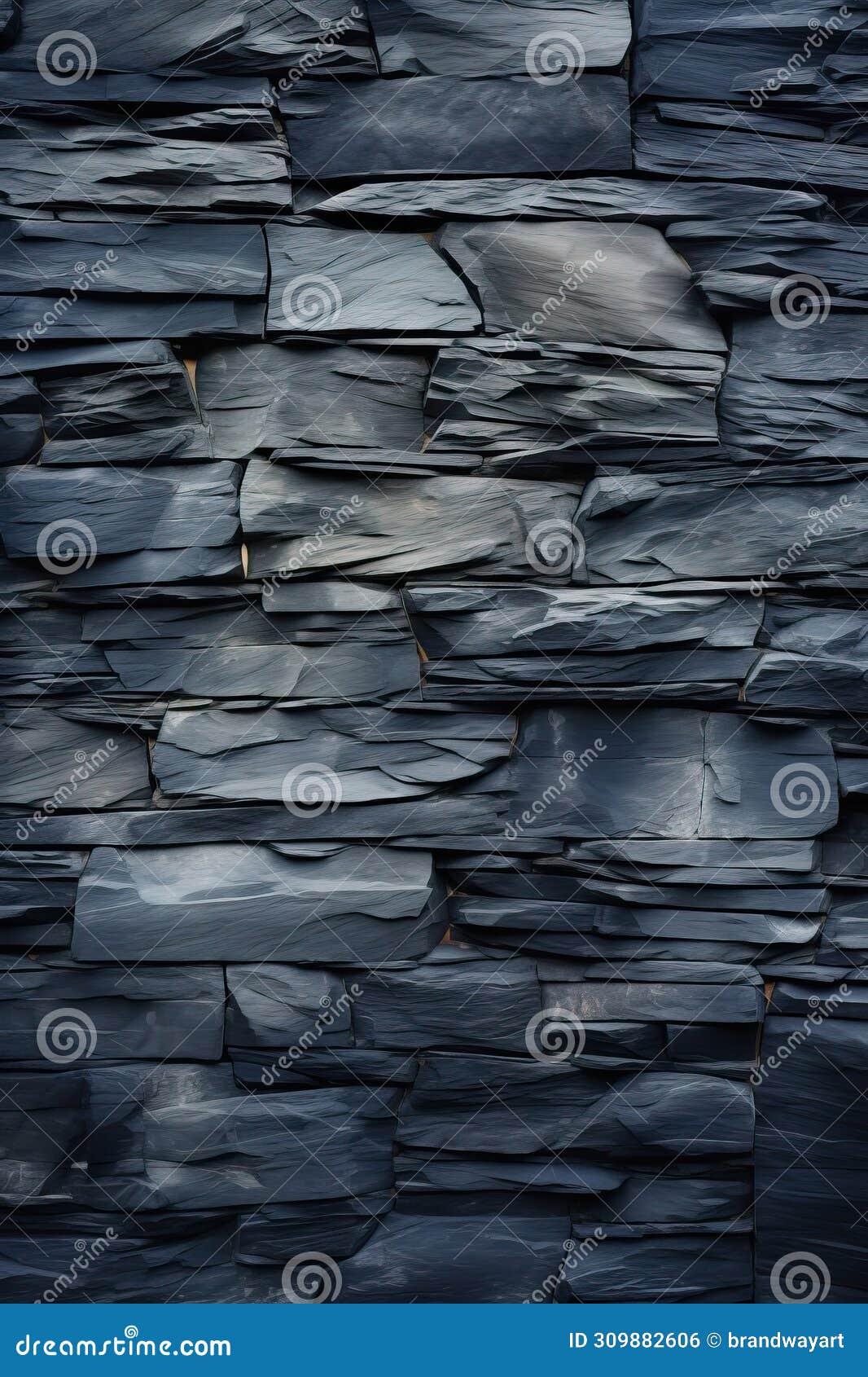 Black Stone Wall Against Dark Background Stock Illustration ...