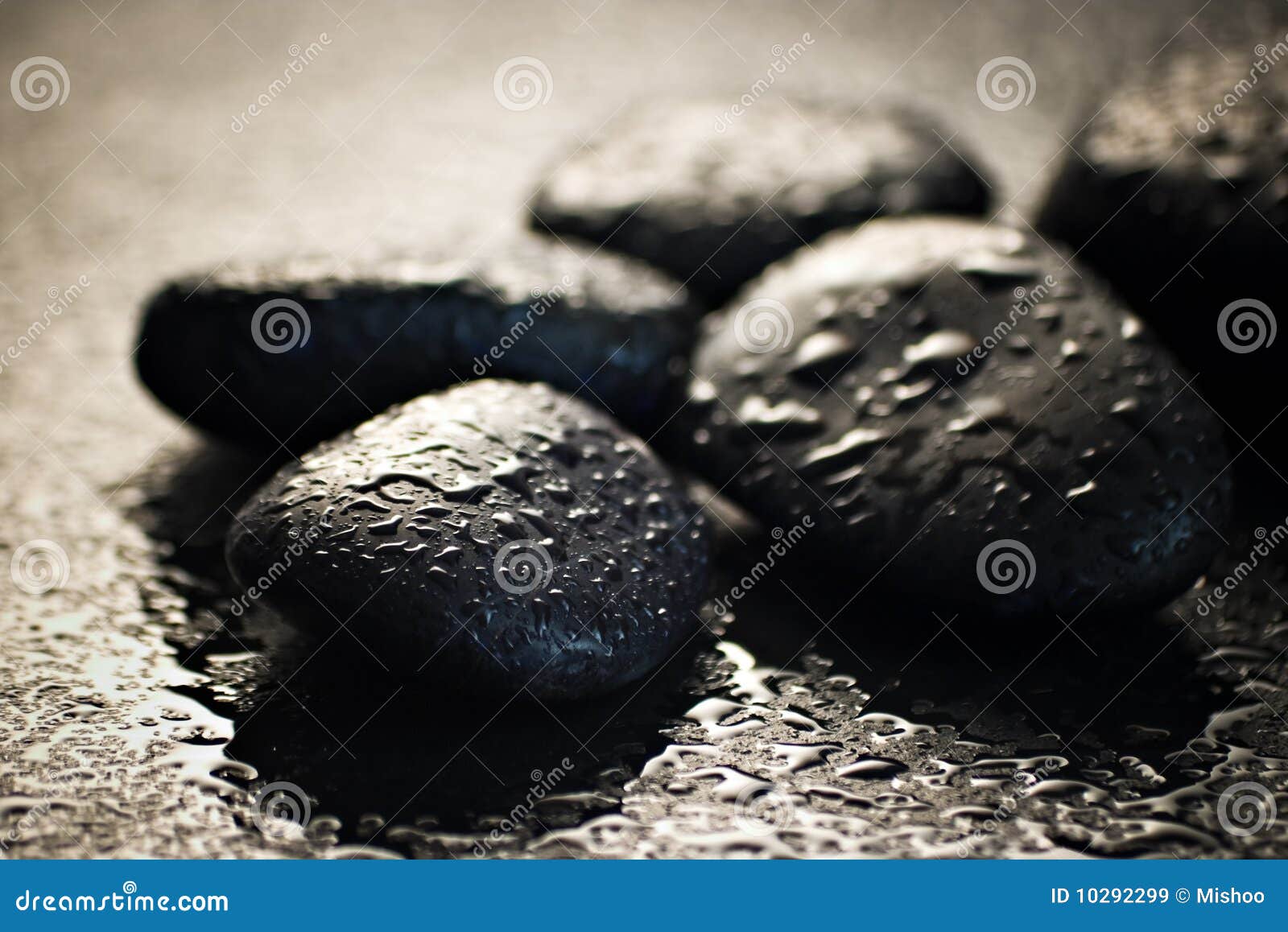 Black stones stock image. Image of massage, stones, natural - 10292299