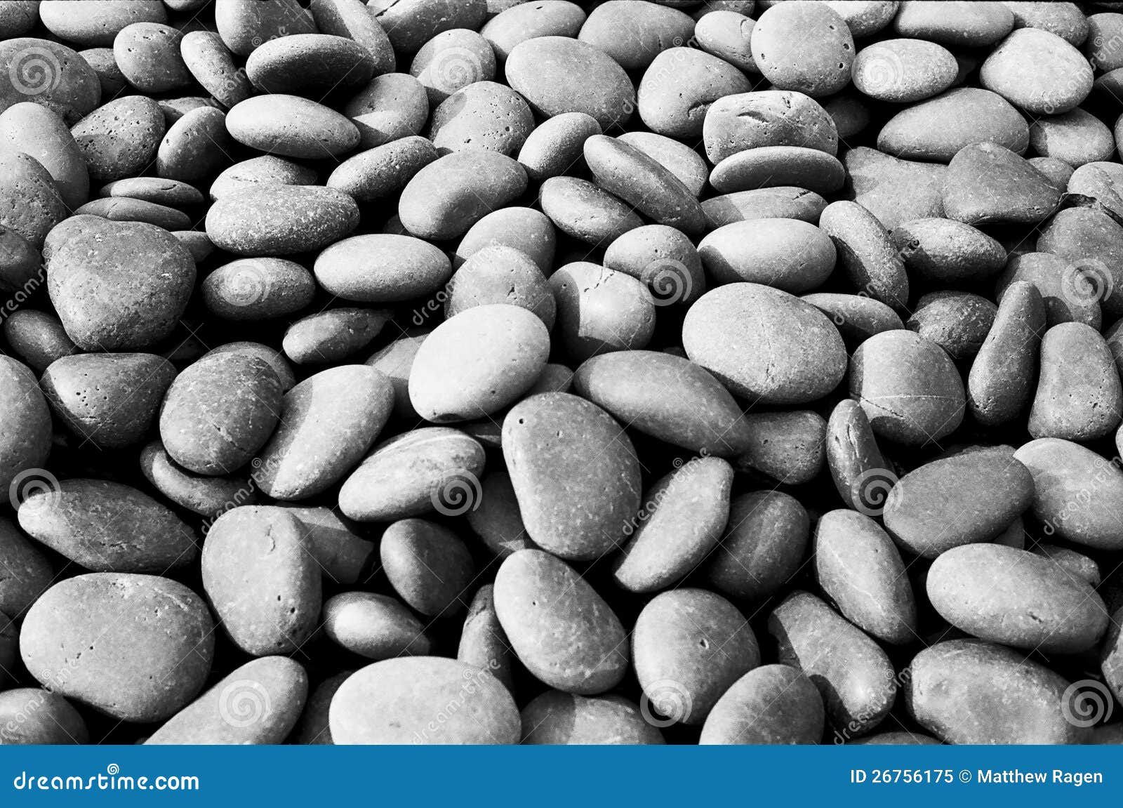 Black Stones in Garden stock image. Image of grey, white - 26756175
