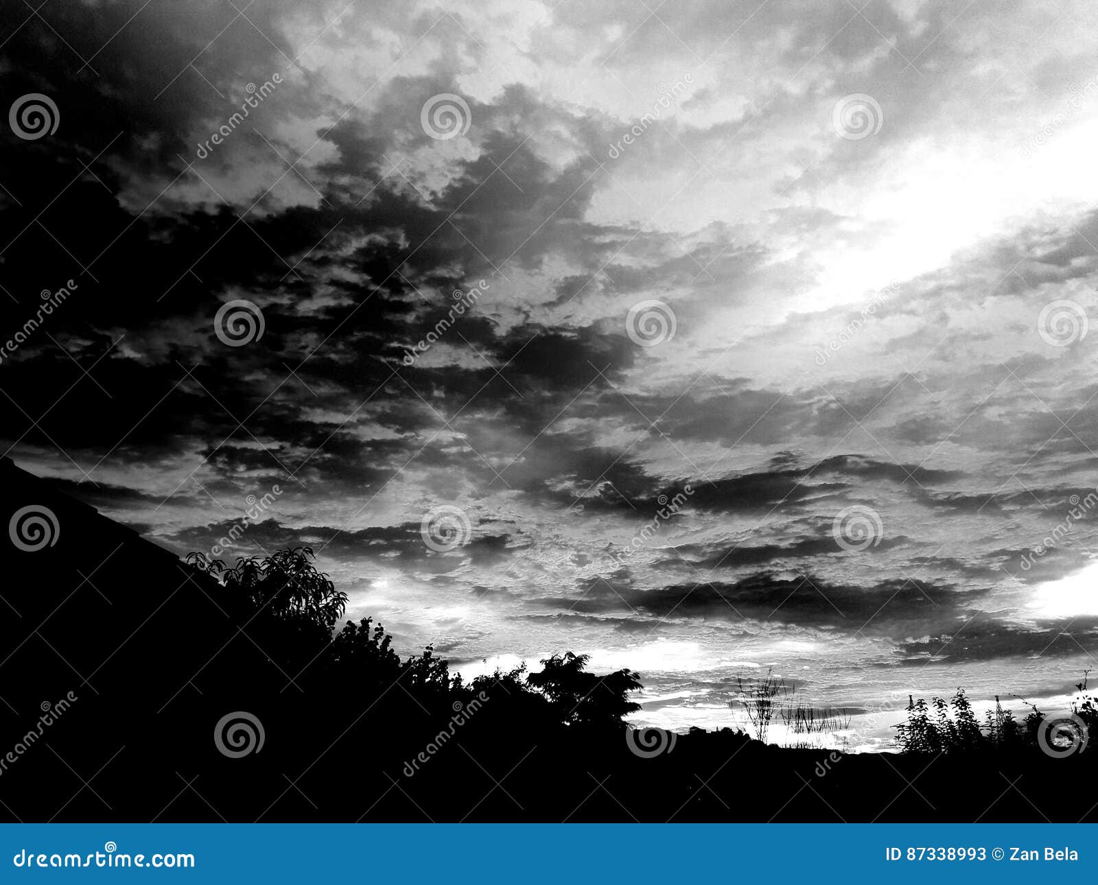Black storm clouds stock image. Image of dark, coming - 87338993